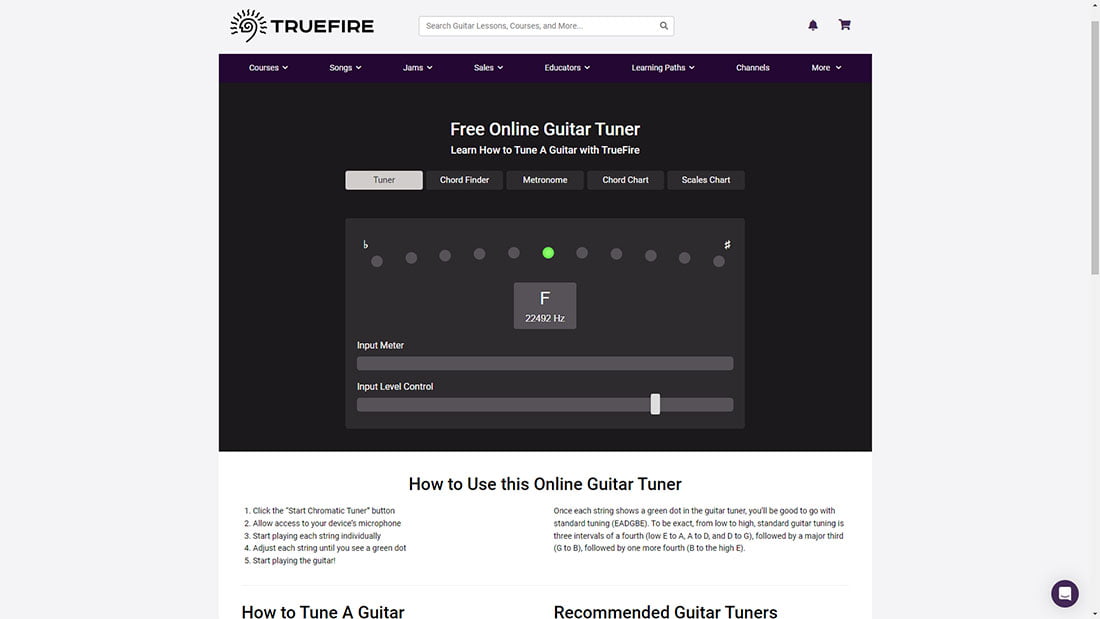 TrueFire Reviewed by a Guitar Teacher of 25+ years - TheGuitarLesson.com